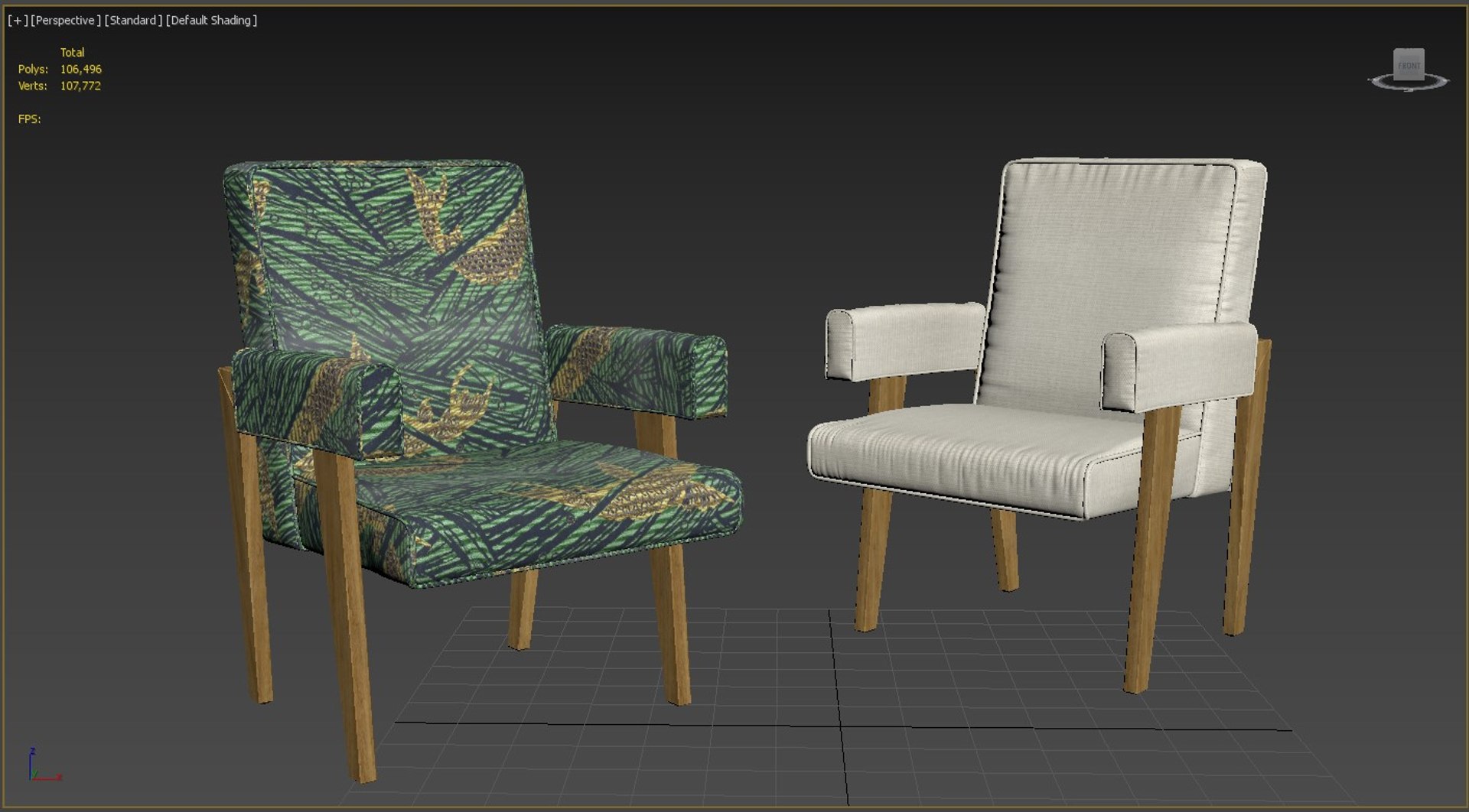 Pierre arm chair 3D model - TurboSquid 1394642