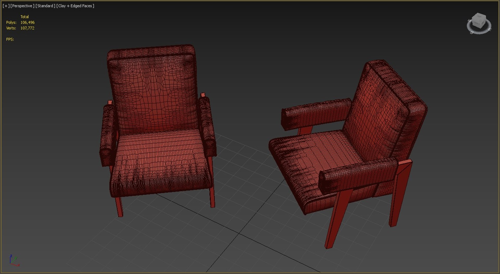 Pierre arm chair 3D model - TurboSquid 1394642
