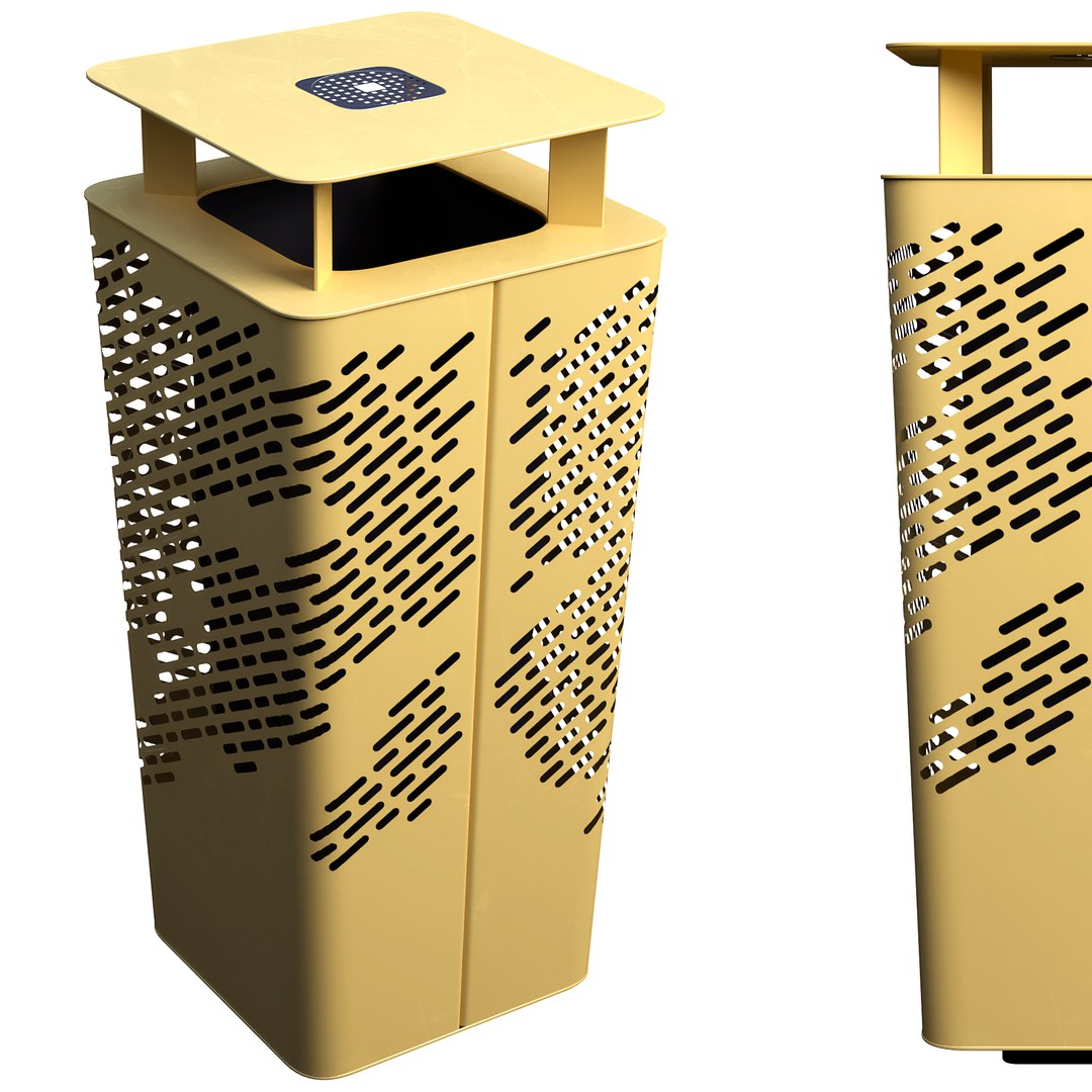 Waste Bin 3D Model - TurboSquid 1858577