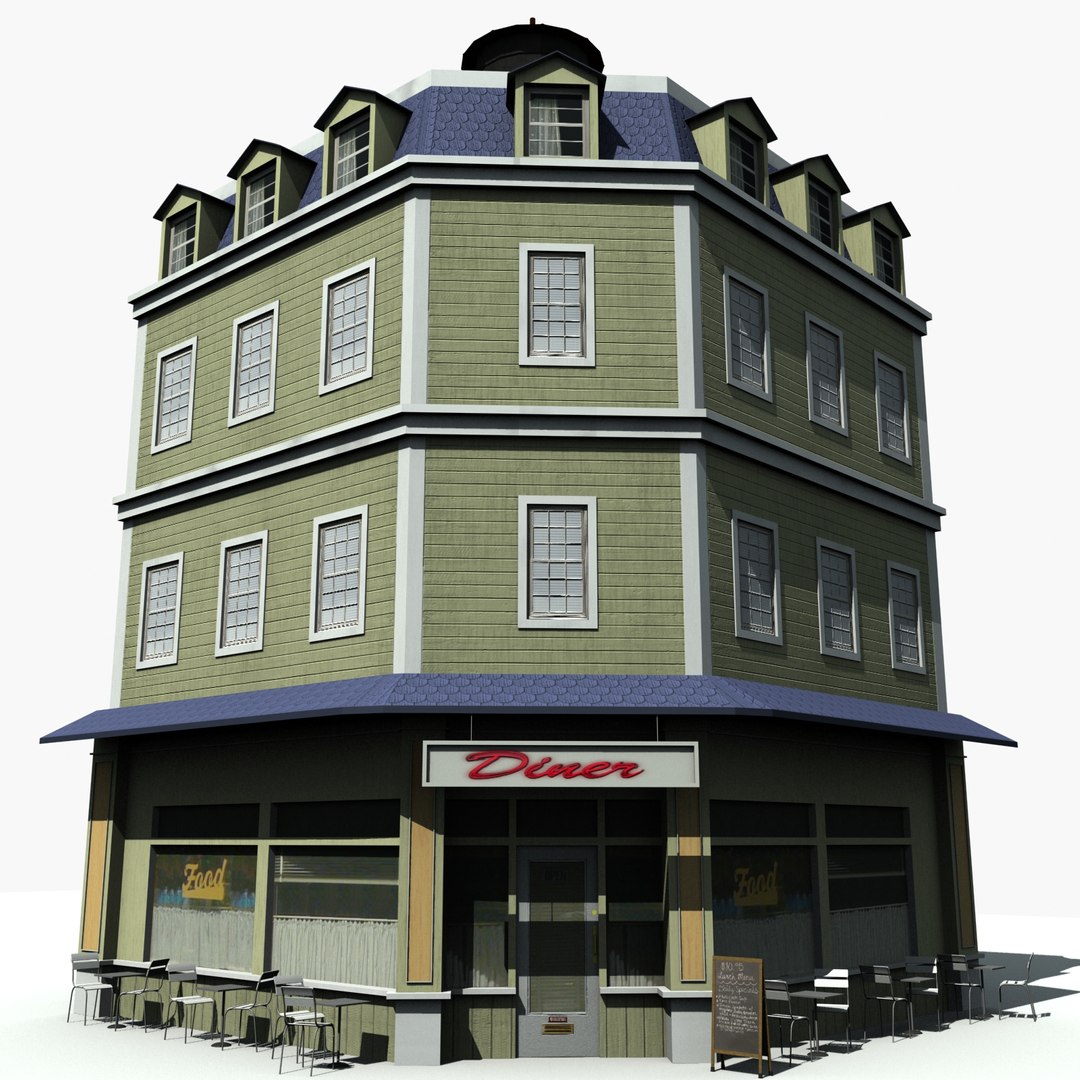 3d Diner Model