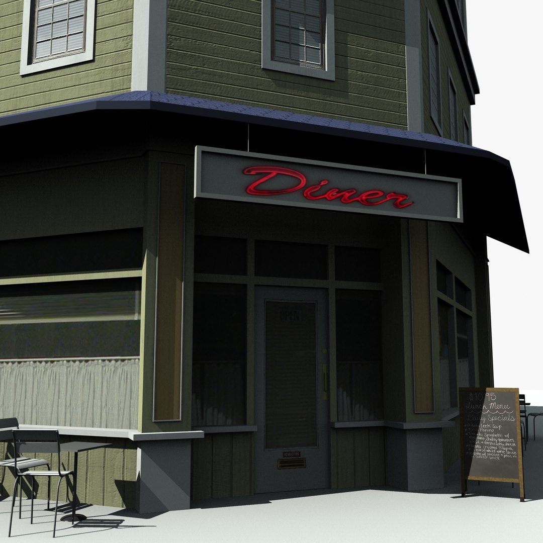 3d Diner Model