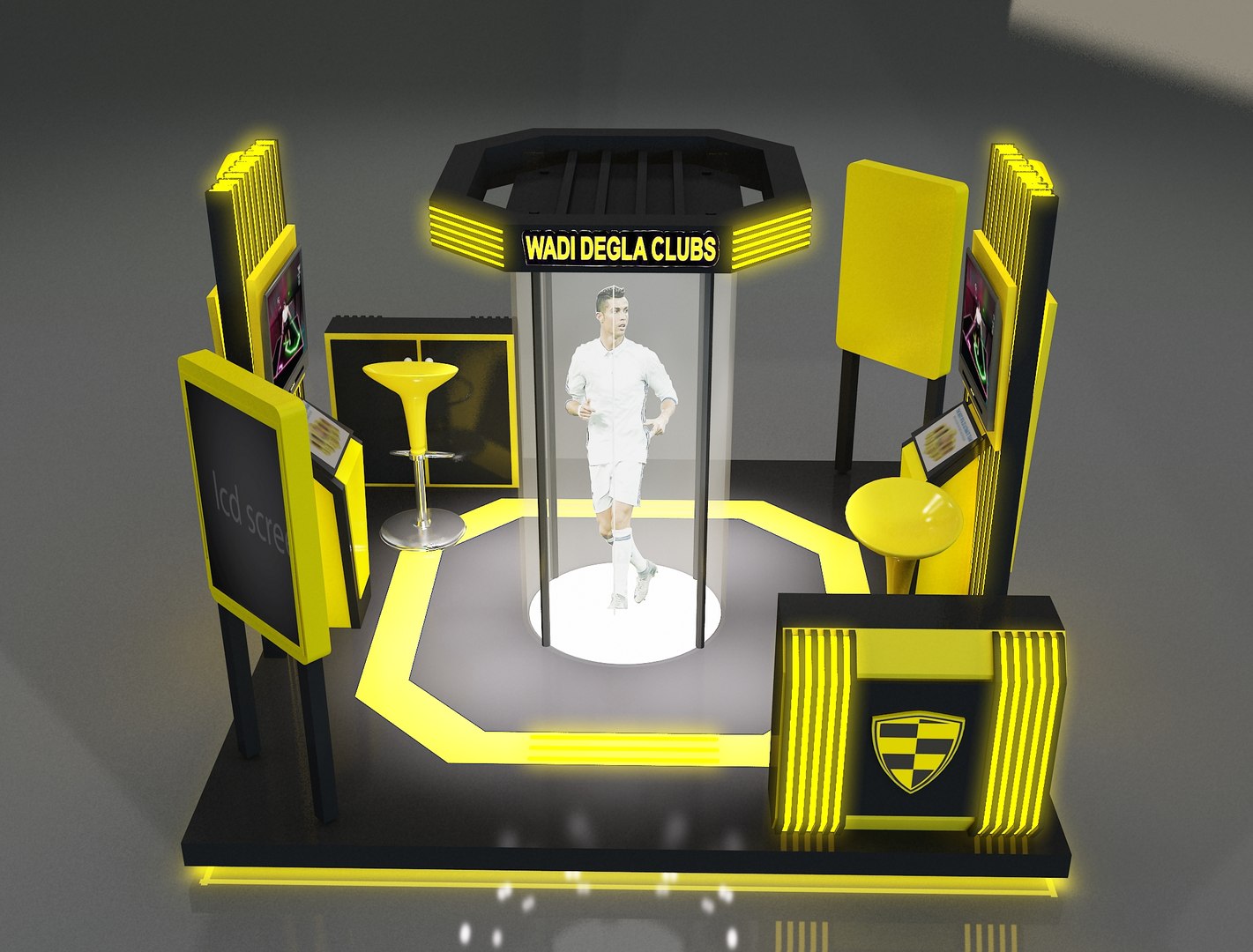 3D Booth Exhibition Stand A665b - TurboSquid 2290954