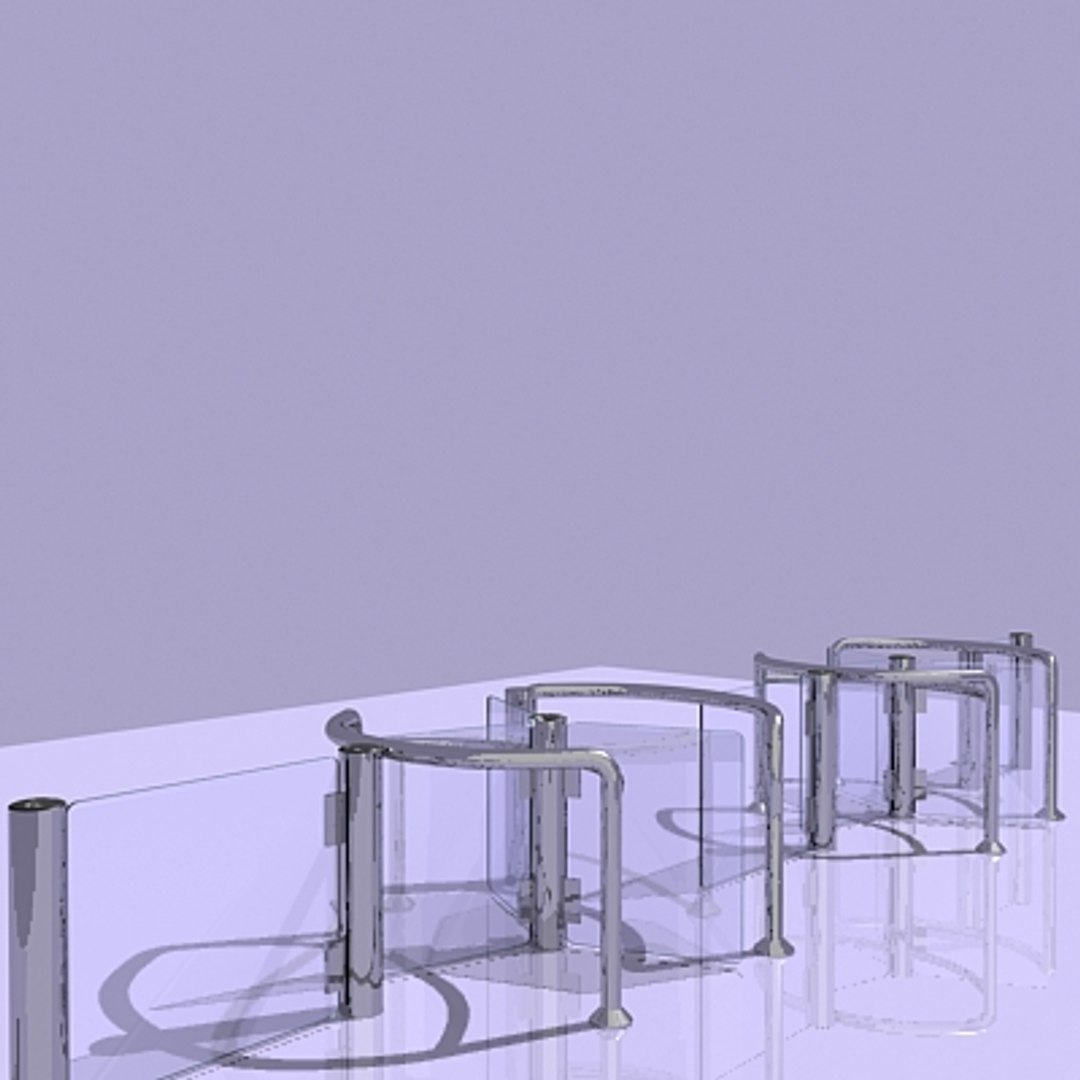 Security Barrier 3d Model