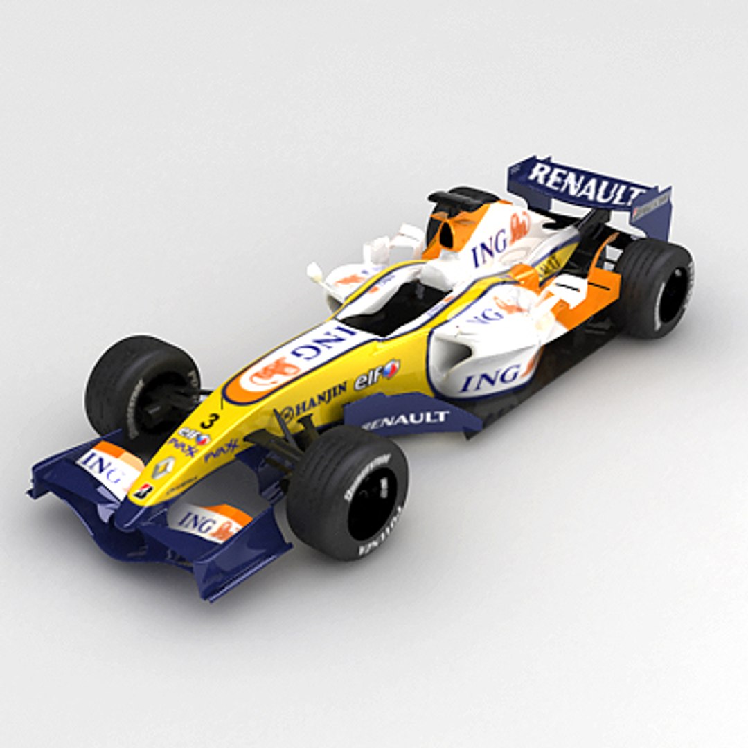 3d Model 2007 F1 Ing Renault R27
