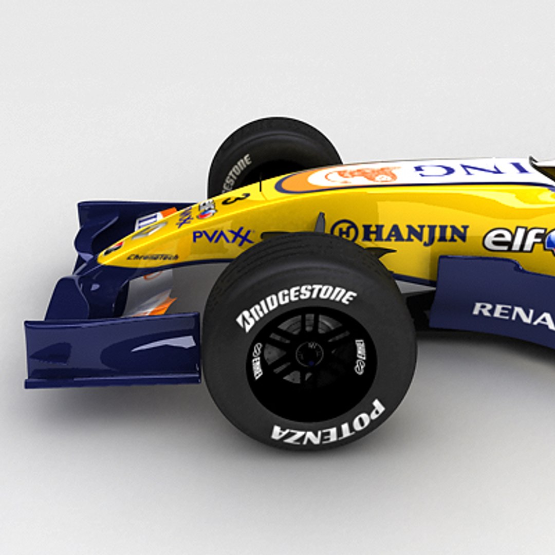 3d Model 2007 F1 Ing Renault R27