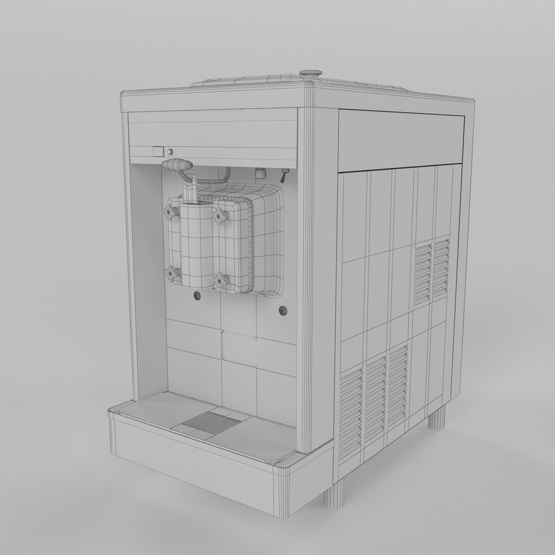 3d model ice cream maker