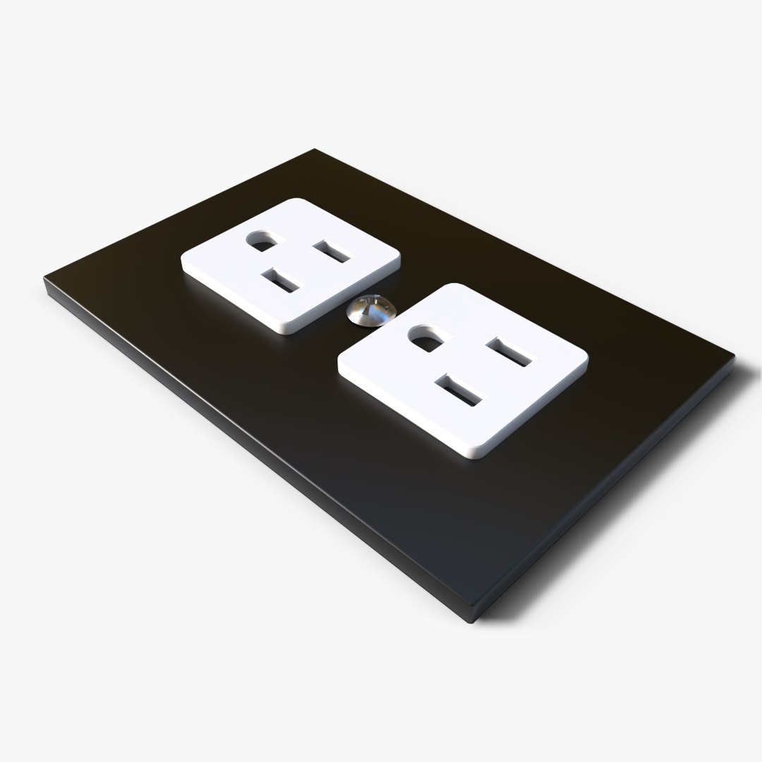 Power Socket 3D model - TurboSquid 1825073