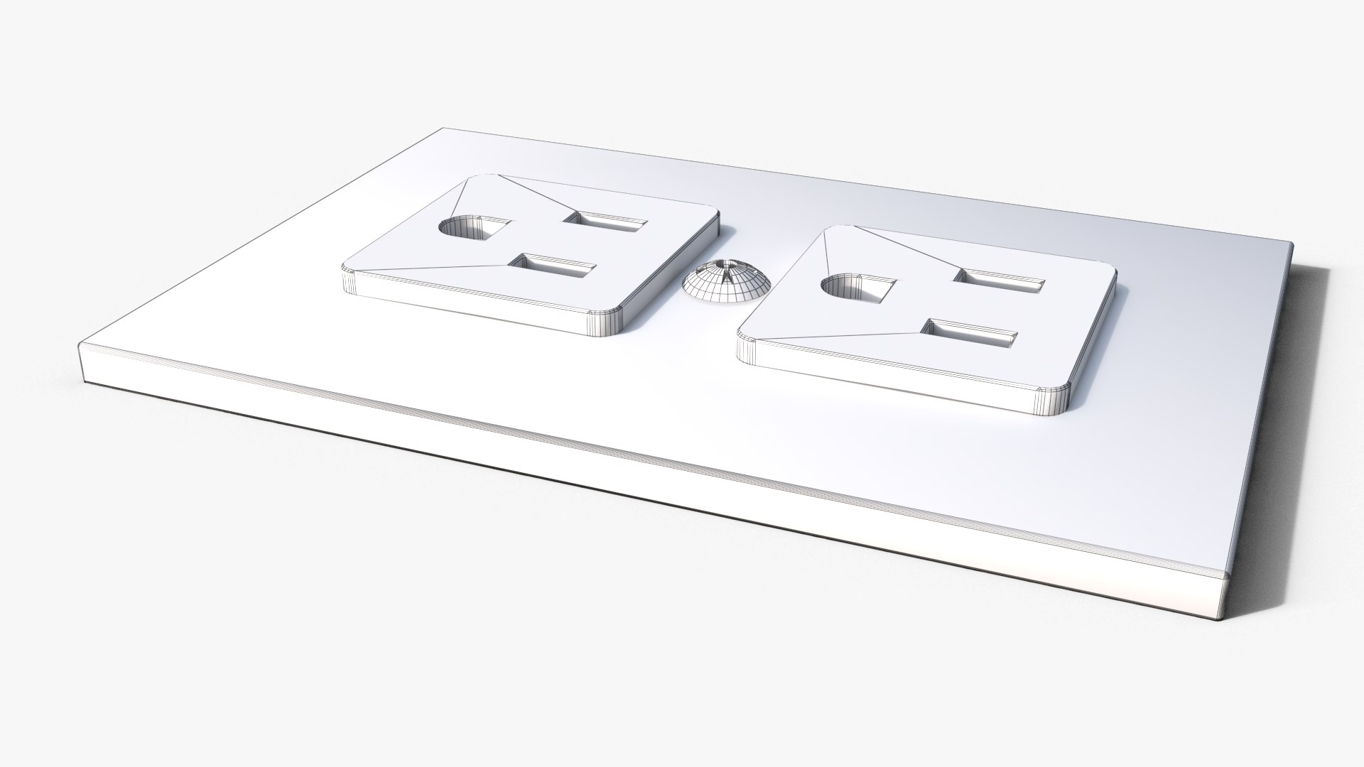 Power Socket 3D Model - TurboSquid 1825073