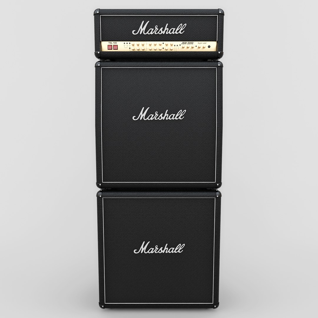 marshall gsm2000 guitar stack 3d 3ds