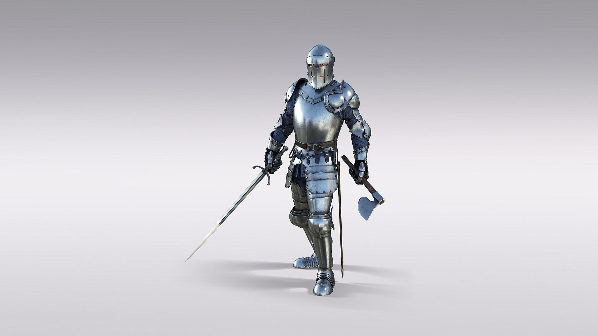 Knight plate 3D model - TurboSquid 1650608