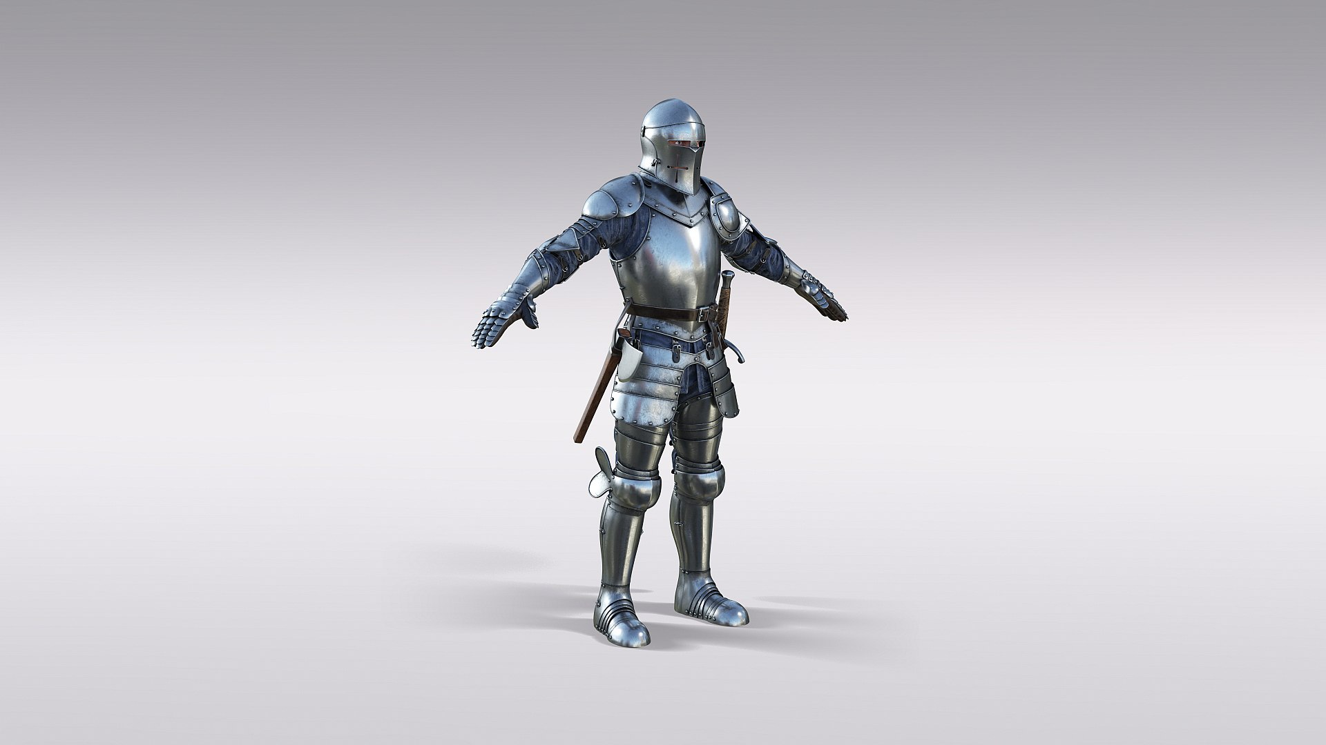 Knight plate 3D model - TurboSquid 1650608
