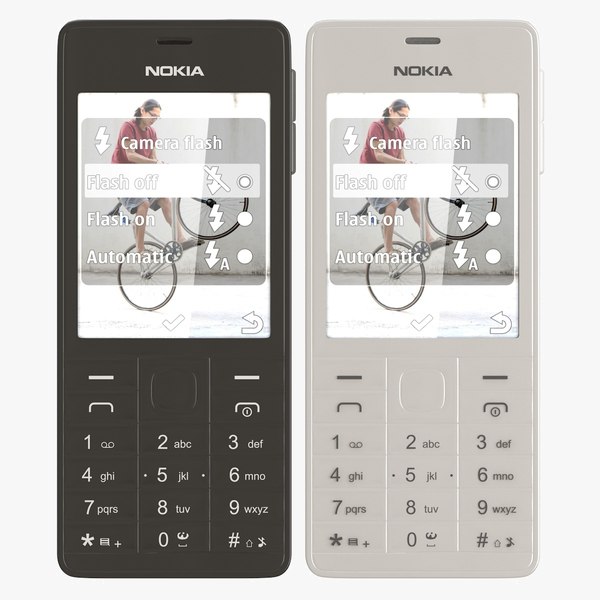 nokia 515 white black 3d 3ds