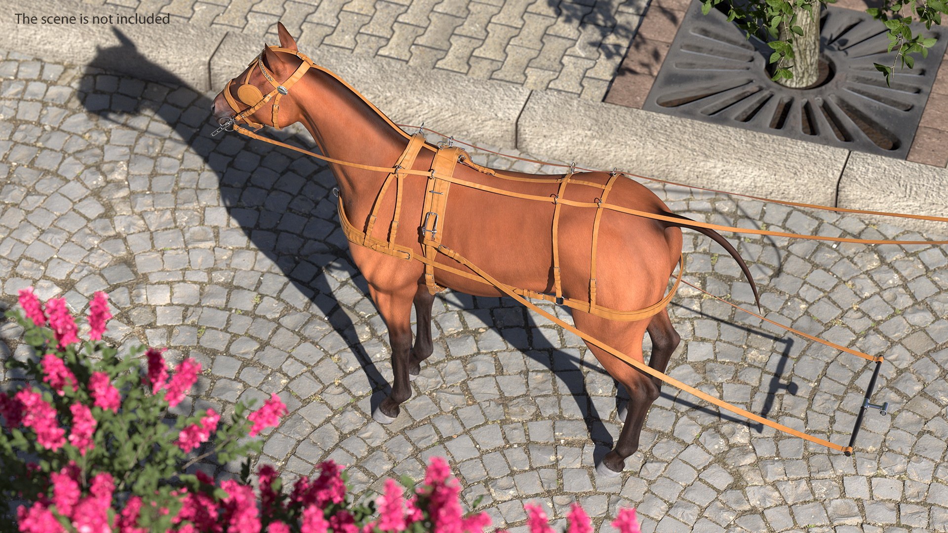 Leather Single Driving Harness 3D Model - TurboSquid 1581063