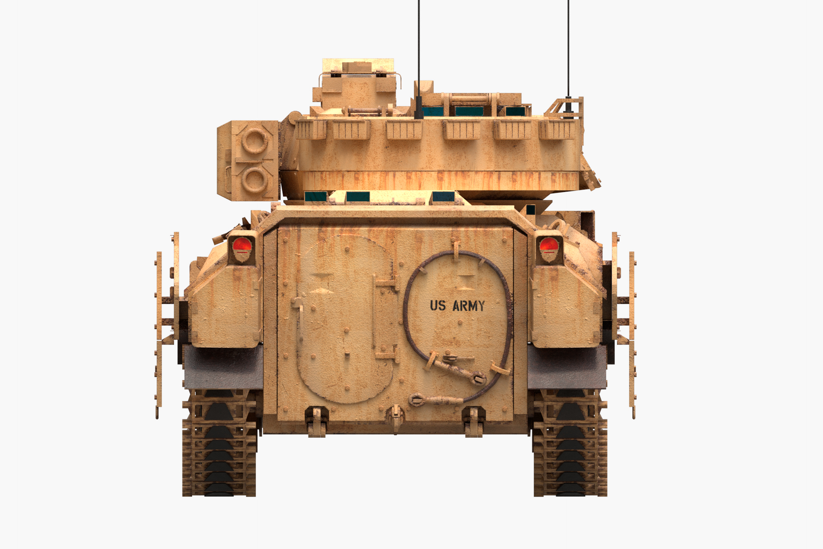 Bradley m2a2 tank 3D - TurboSquid 1414515