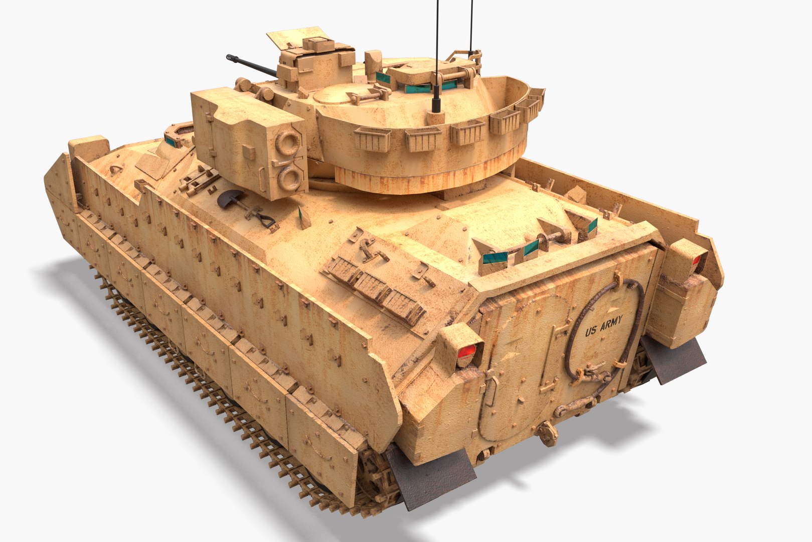 Bradley M2a2 Tank 3D - TurboSquid 1414515