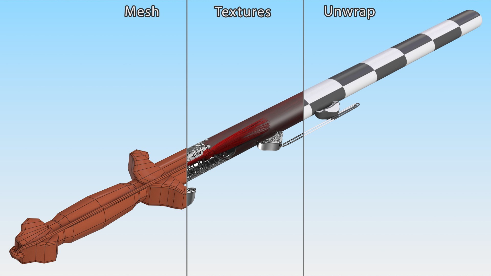 Chinese Traditional Sword 3D Model - TurboSquid 2031305