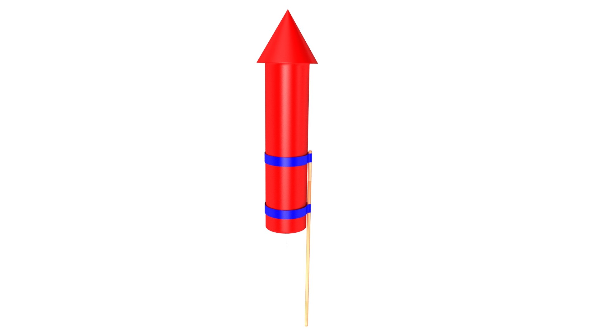 Firework Rocket 3D Model - TurboSquid 2125948