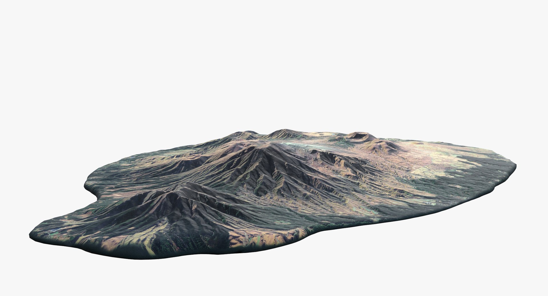 3D model Aso Volcano - TurboSquid 1805268