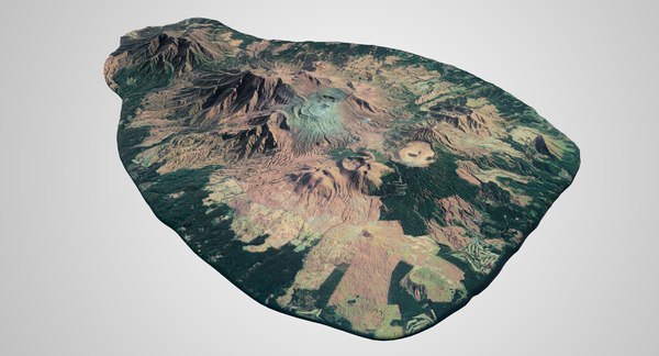 3D model Aso Volcano - TurboSquid 1805268