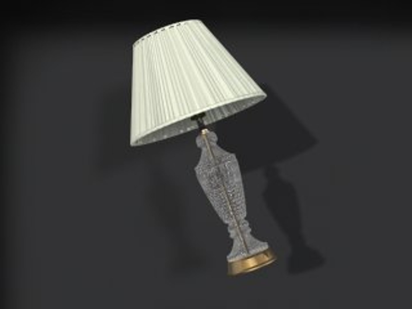 3ds Max Crystal Lamp