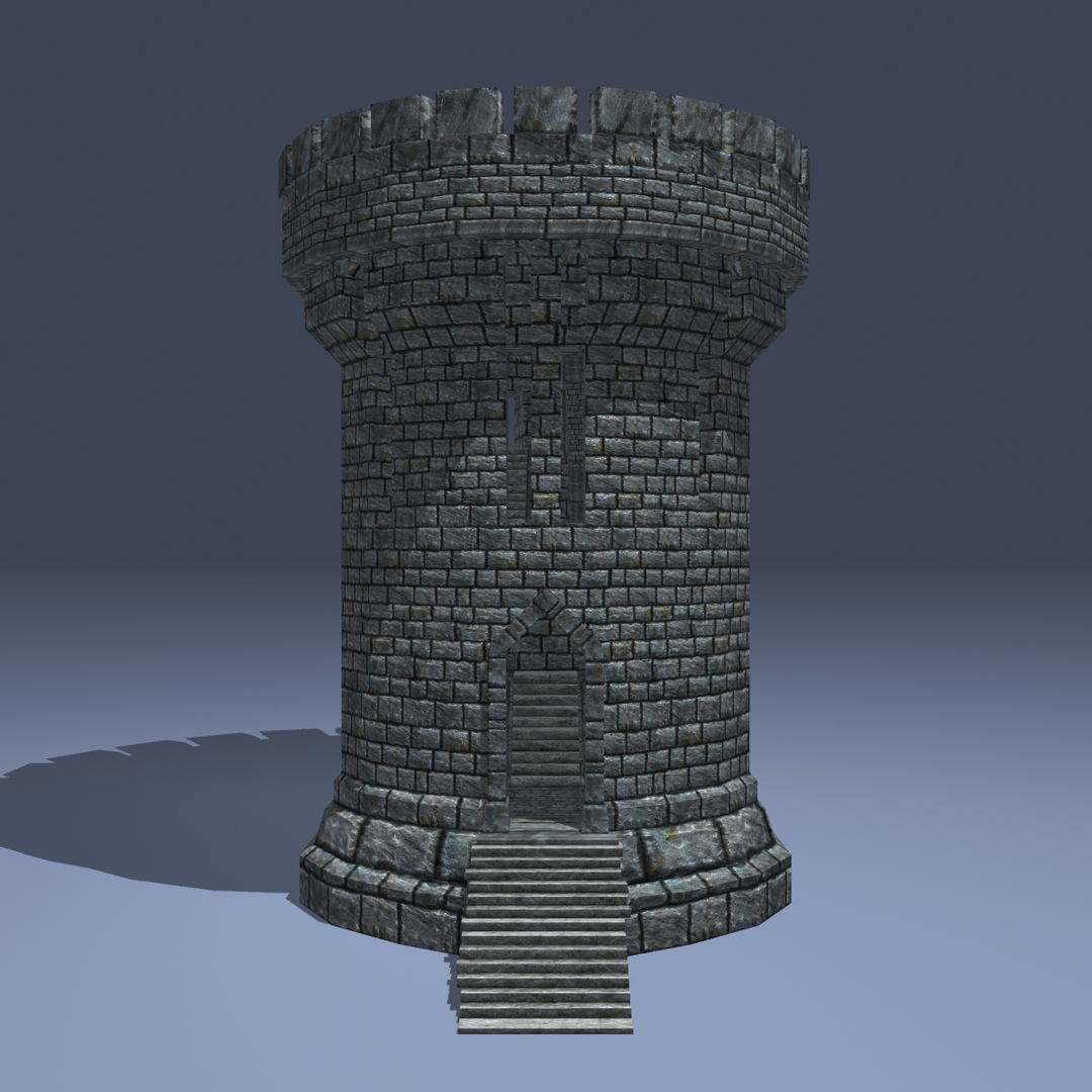 Fantasy Medieval Castle Tower Max
