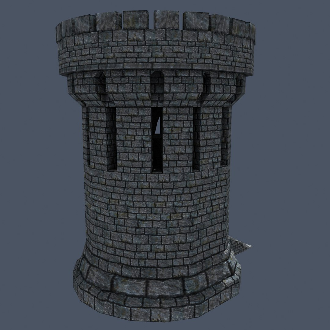 Fantasy Medieval Castle Tower Max