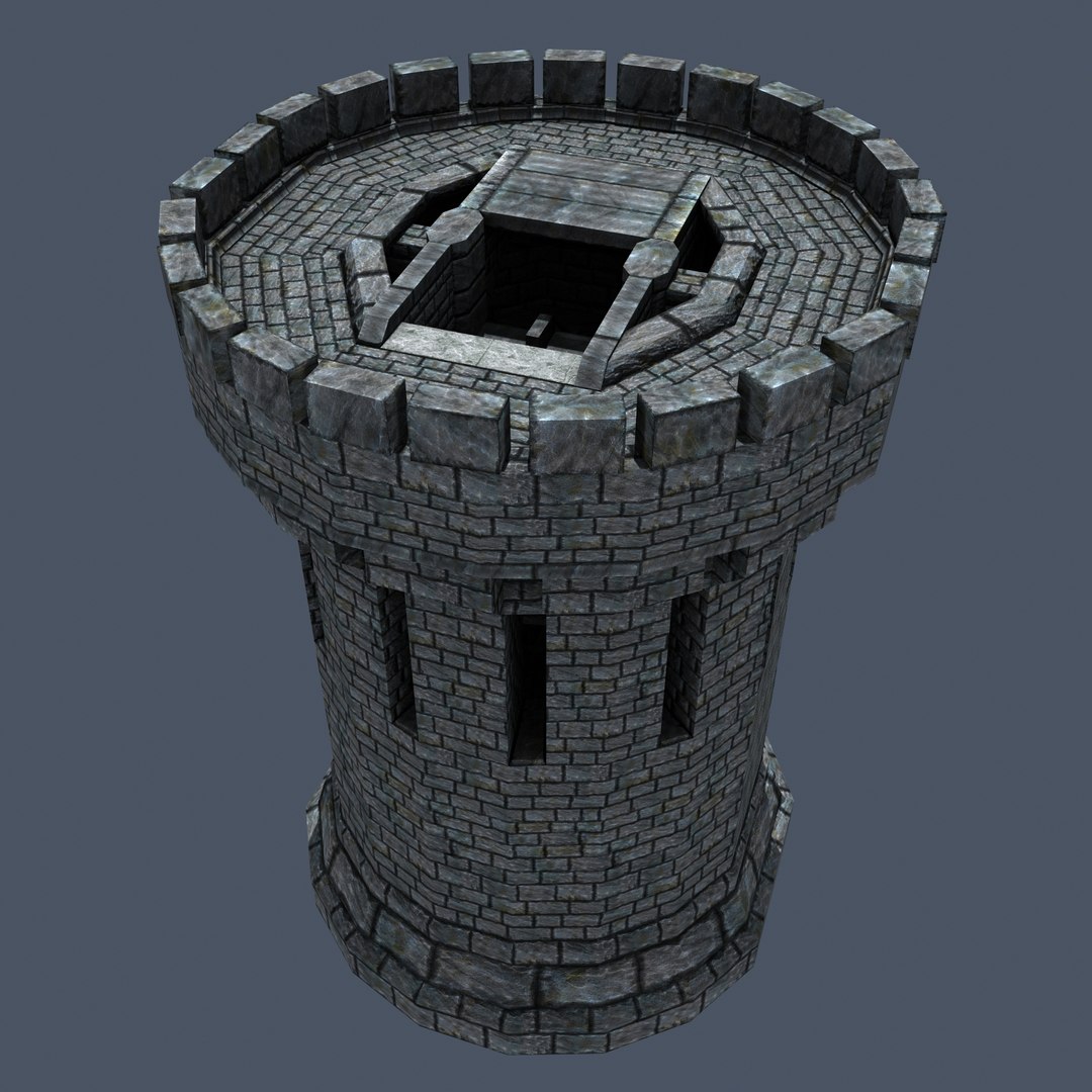 Fantasy Medieval Castle Tower Max