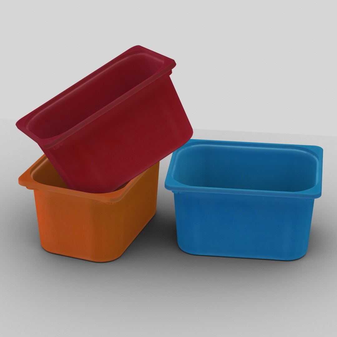 3d plastic container