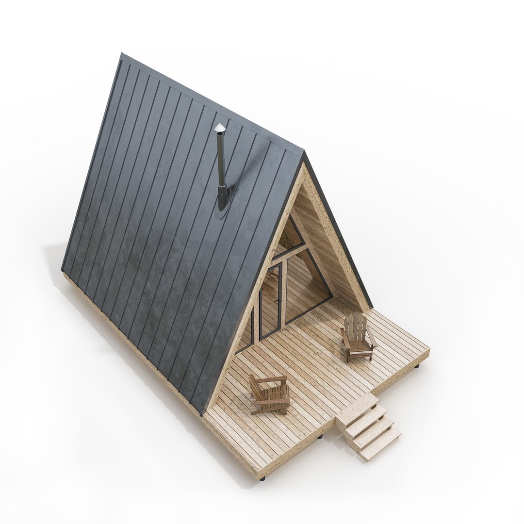 A Frame House 3D - TurboSquid 2288273