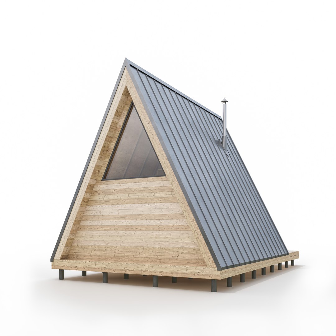 A Frame House 3D - TurboSquid 2288273