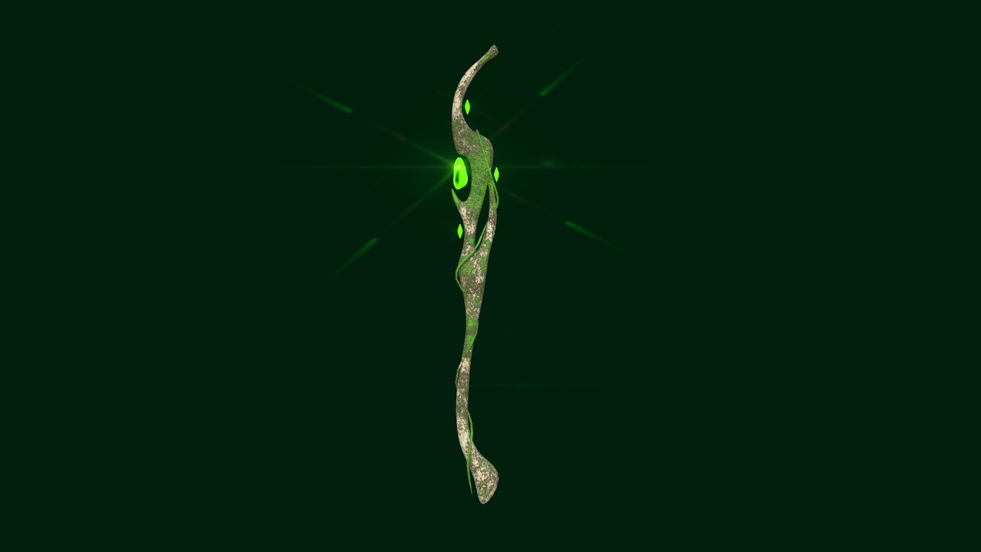 3D 08 Fantasy Mage Staff Collection - Medieval Weapon - TurboSquid 1774788