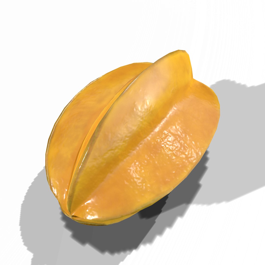 StarFruit 3D Model - TurboSquid 2085368