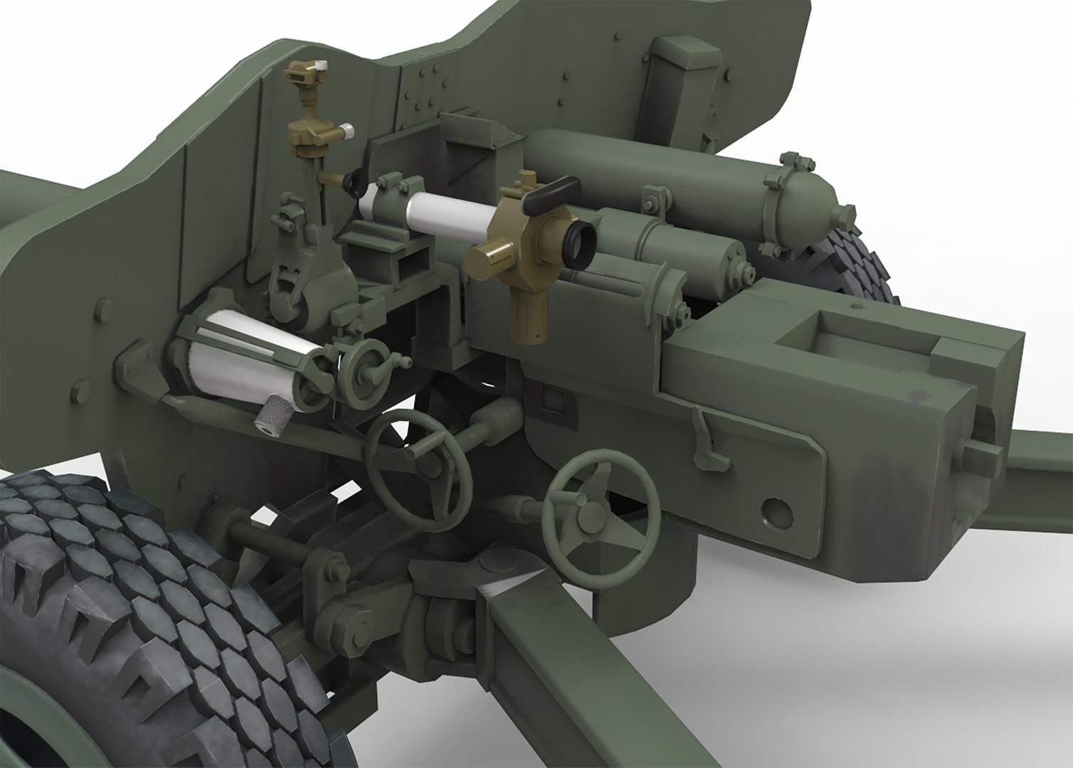 3D MT -12 Rapira 100mm Model - TurboSquid 2173200