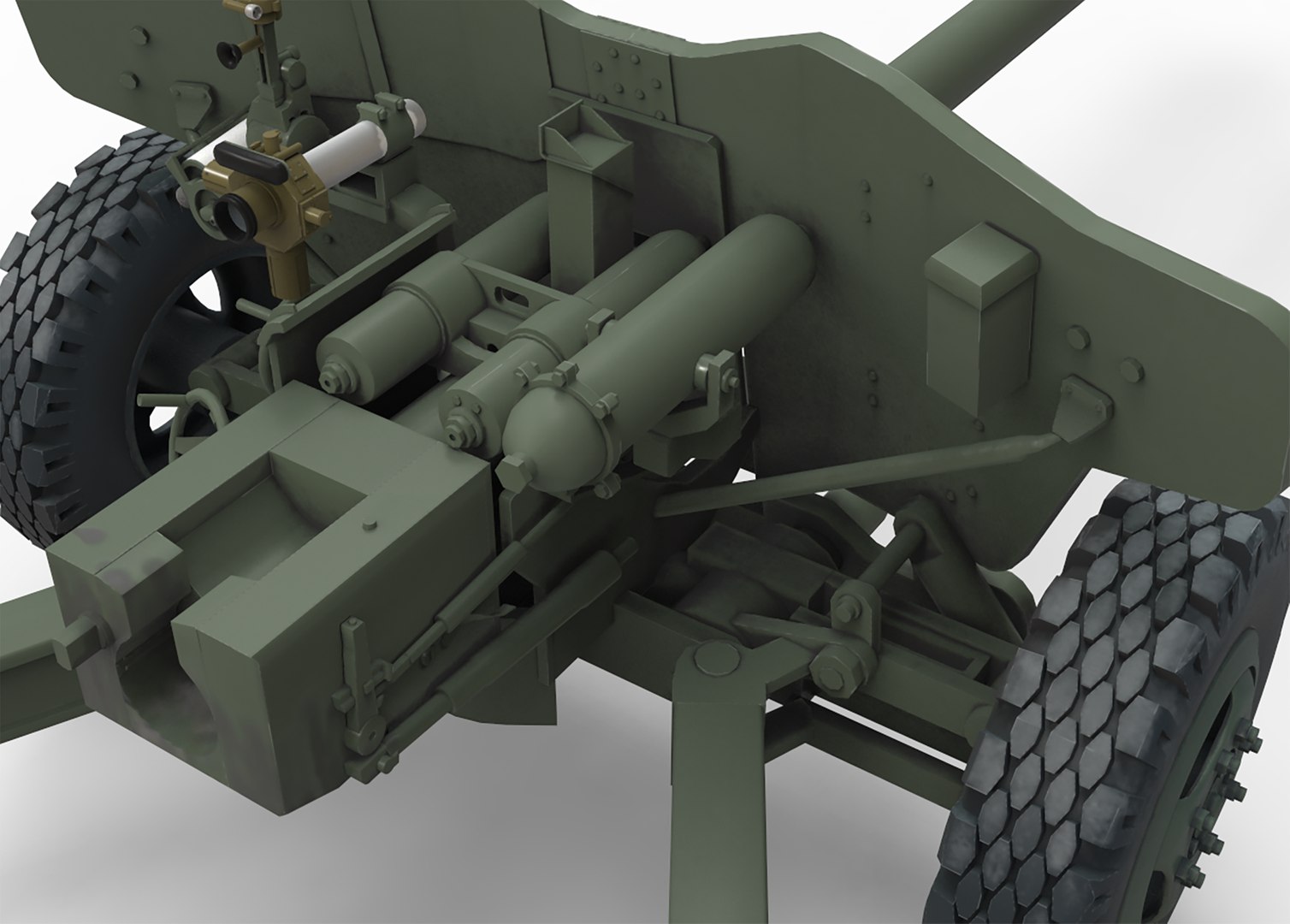 3D MT -12 Rapira 100mm Model - TurboSquid 2173200