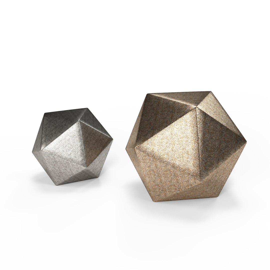 3D Geometric Decor Set - - TurboSquid 1199803