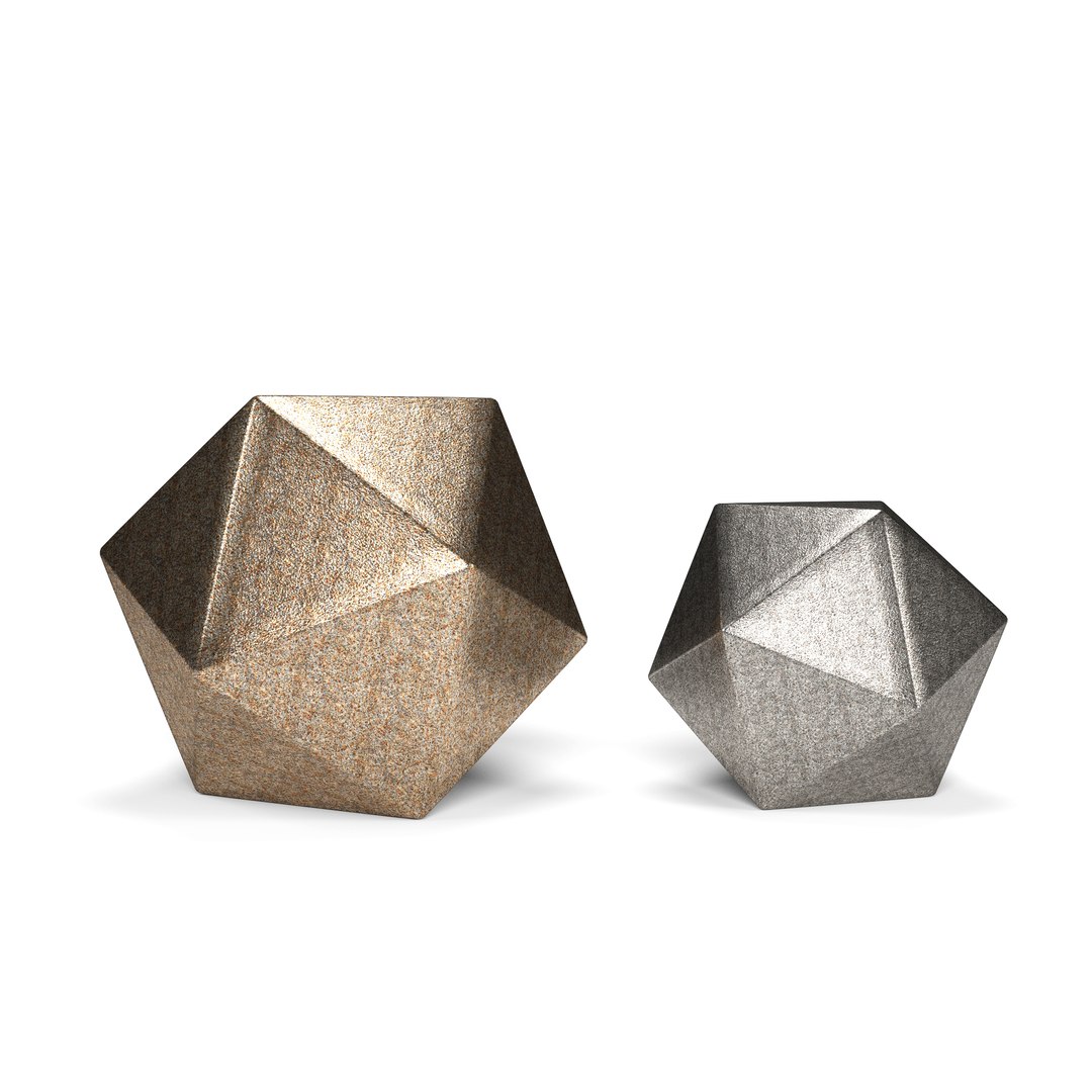 3D Geometric Decor Set - - TurboSquid 1199803