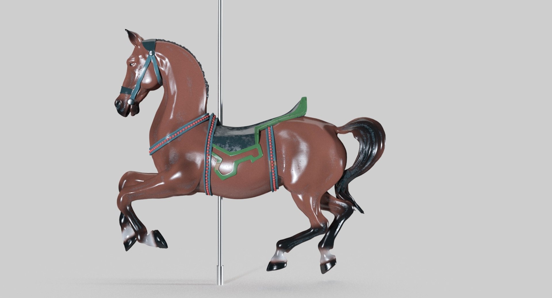 3D Carousel Horse Model - TurboSquid 1274530