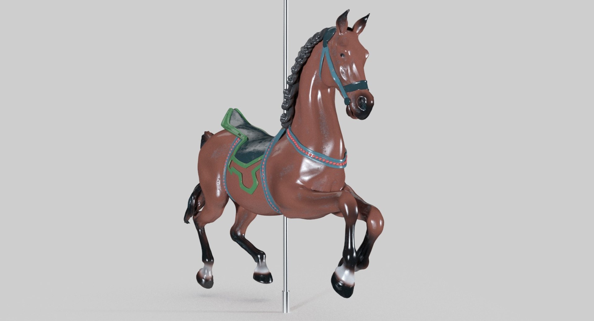 3D Carousel Horse Model - TurboSquid 1274530