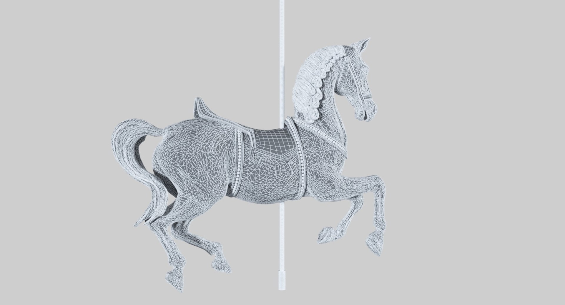 3D Carousel Horse Model - TurboSquid 1274530