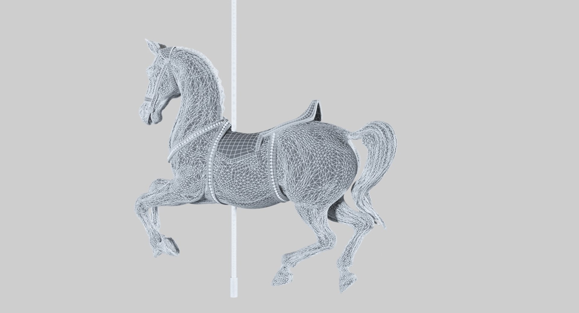 3D Carousel Horse Model - TurboSquid 1274530