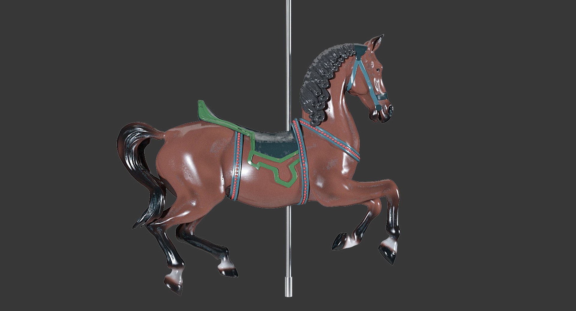 3D Carousel Horse Model - TurboSquid 1274530
