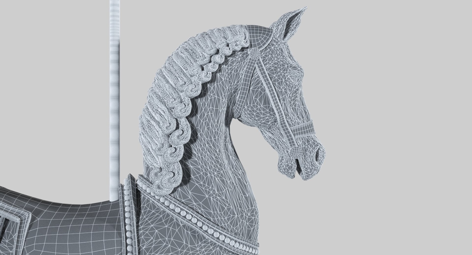 3D Carousel Horse Model - TurboSquid 1274530