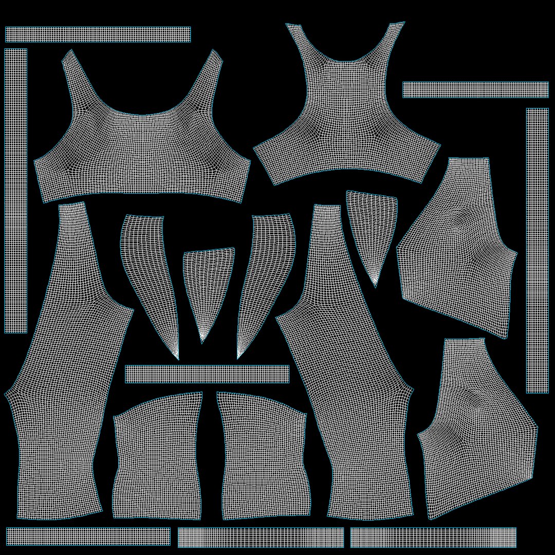 Woman Sportswear 05 Base Mesh Design Kit 3D Model - TurboSquid 2103686