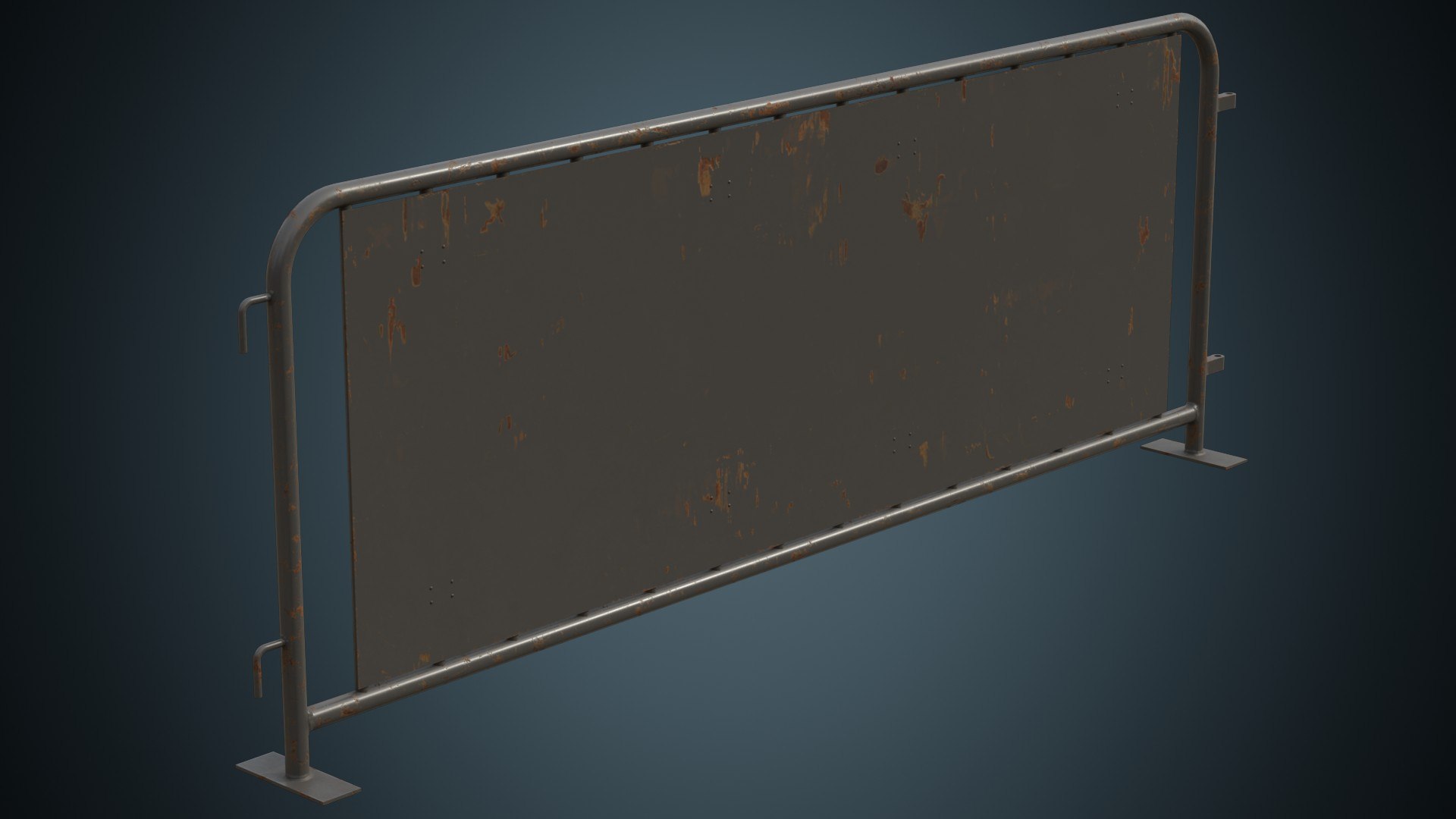3D Model Crowd Barrier 5b - TurboSquid 1653746