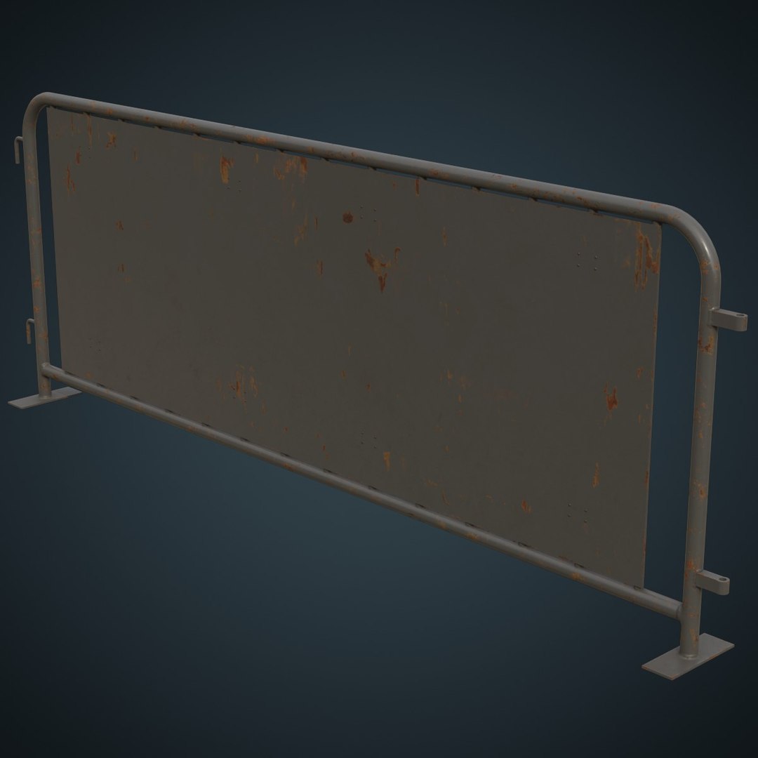 3D Model Crowd Barrier 5b - TurboSquid 1653746