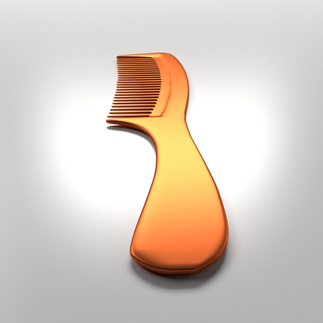 3d Model Hair Comb