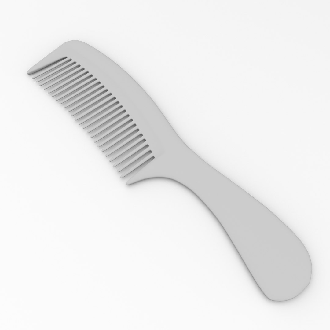 3d Model Hair Comb