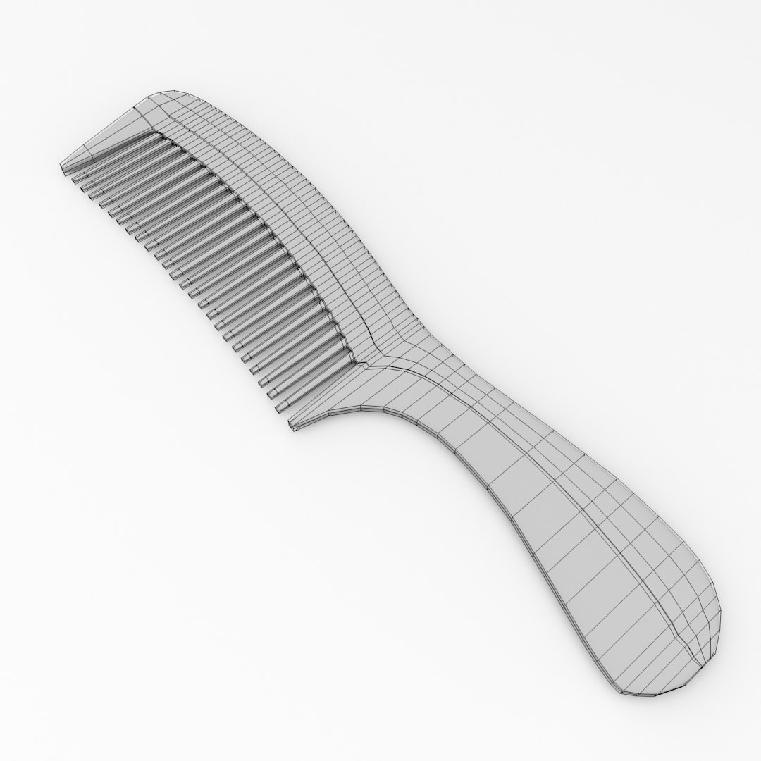 3d Model Hair Comb