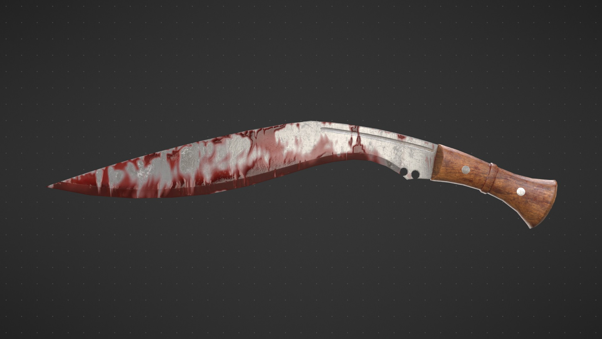Kukri Machete Game Ready 3D Model - TurboSquid 2208753