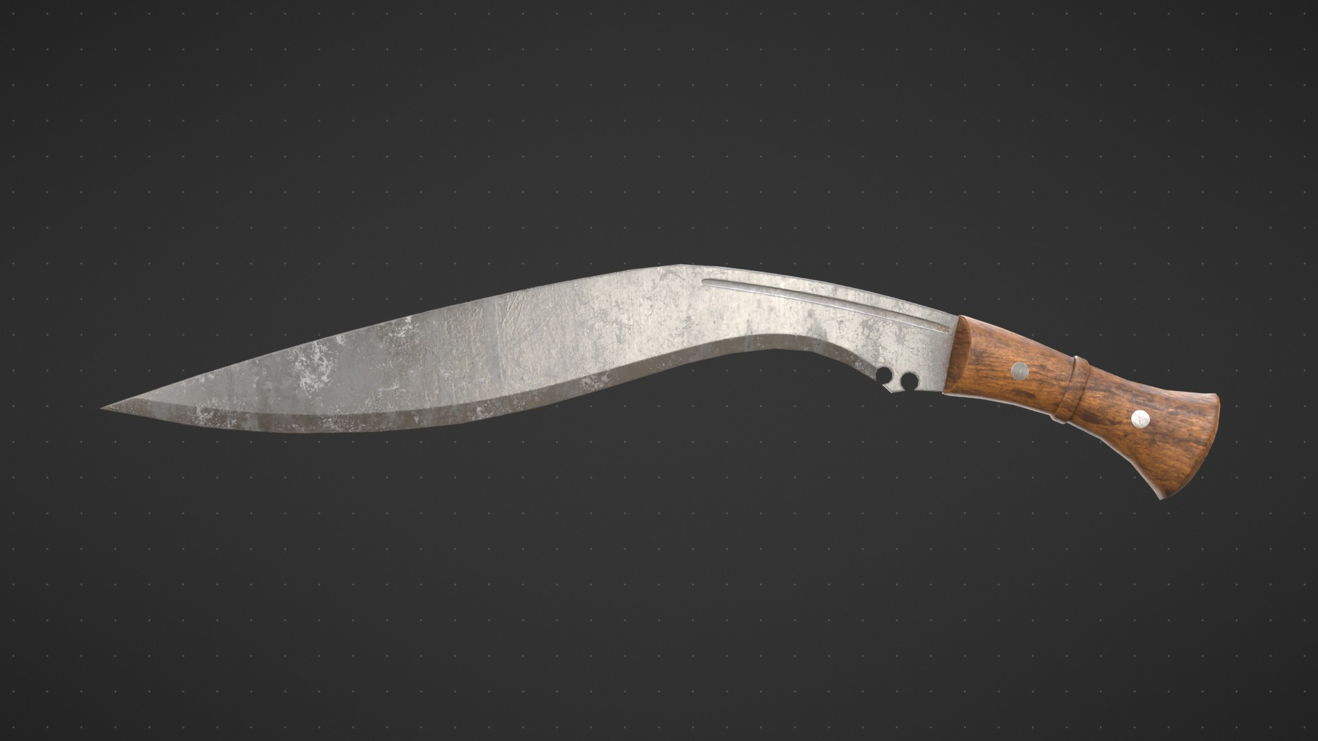 Kukri Machete Game Ready 3D Model - TurboSquid 2208753